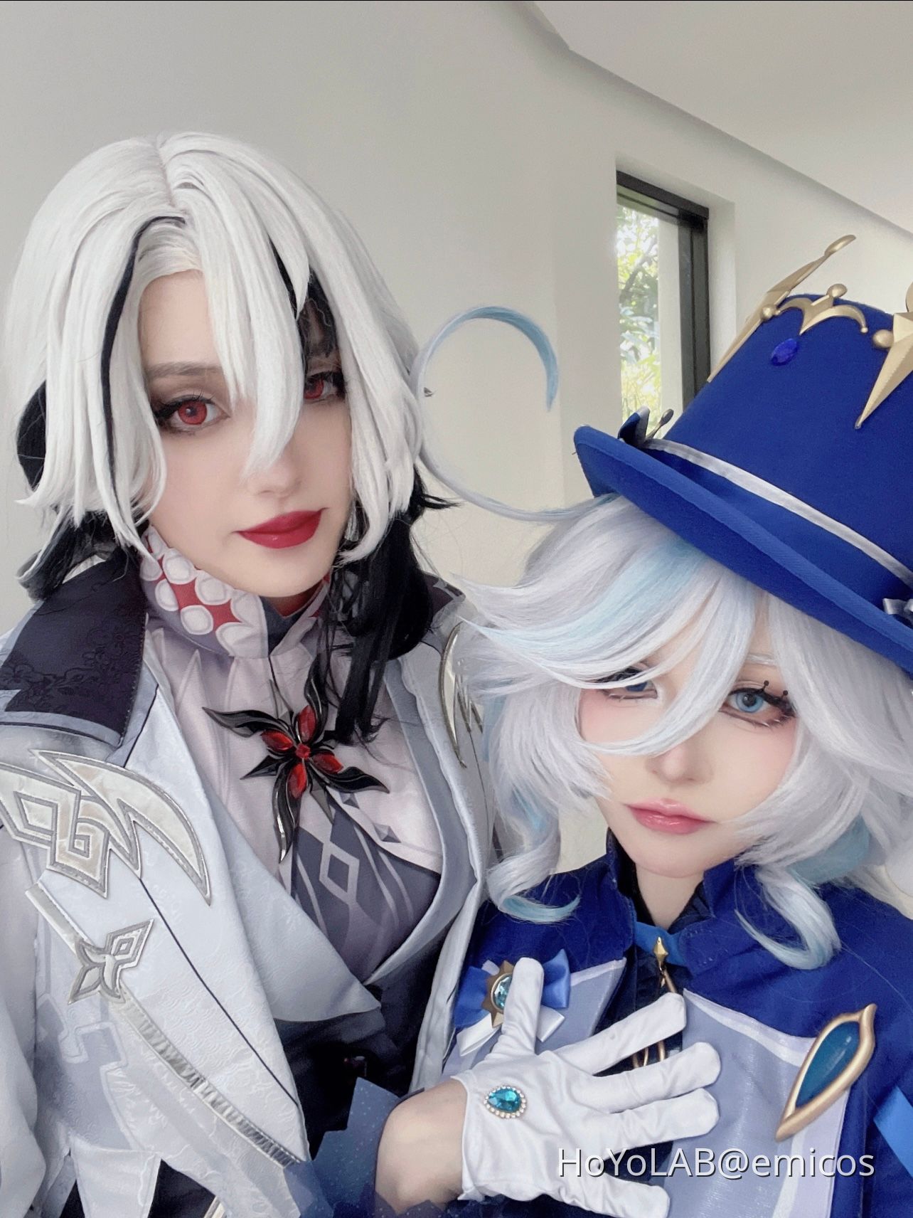 arlefuri selfies with @lumicos 🤗 Genshin Impact | HoYoLAB