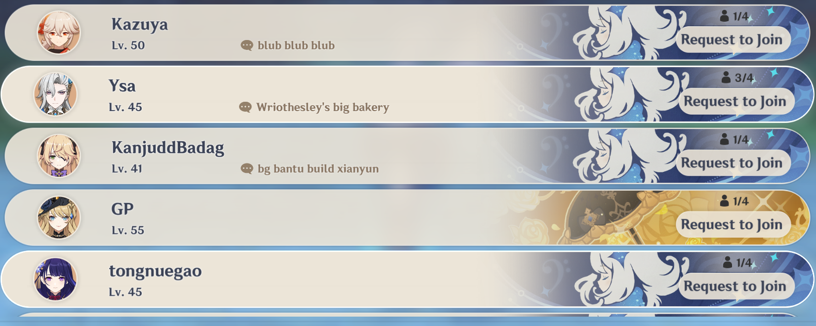 Silly bio's :3:3:3 Genshin Impact | HoYoLAB