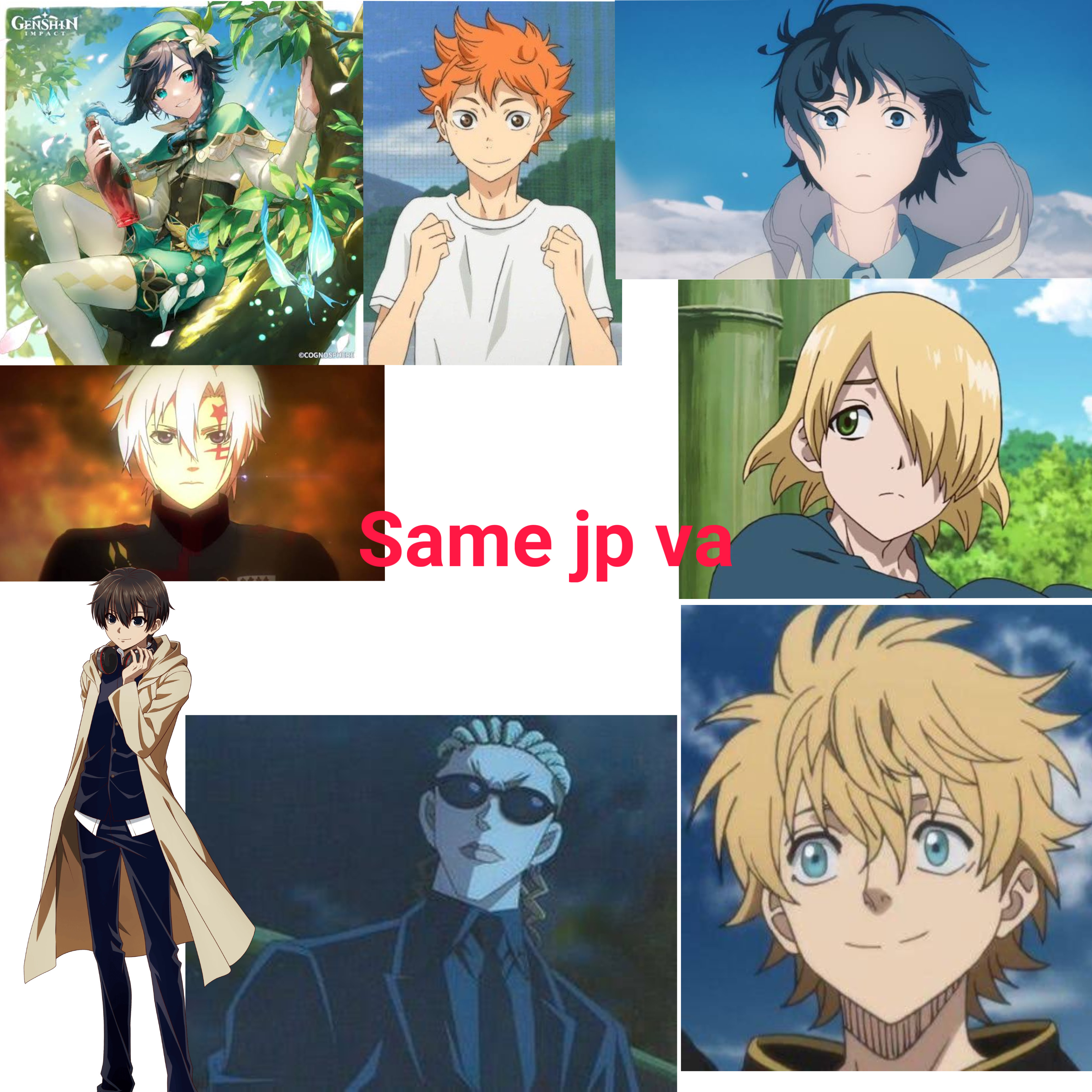 Same jp va (venti) Genshin Impact | HoYoLAB