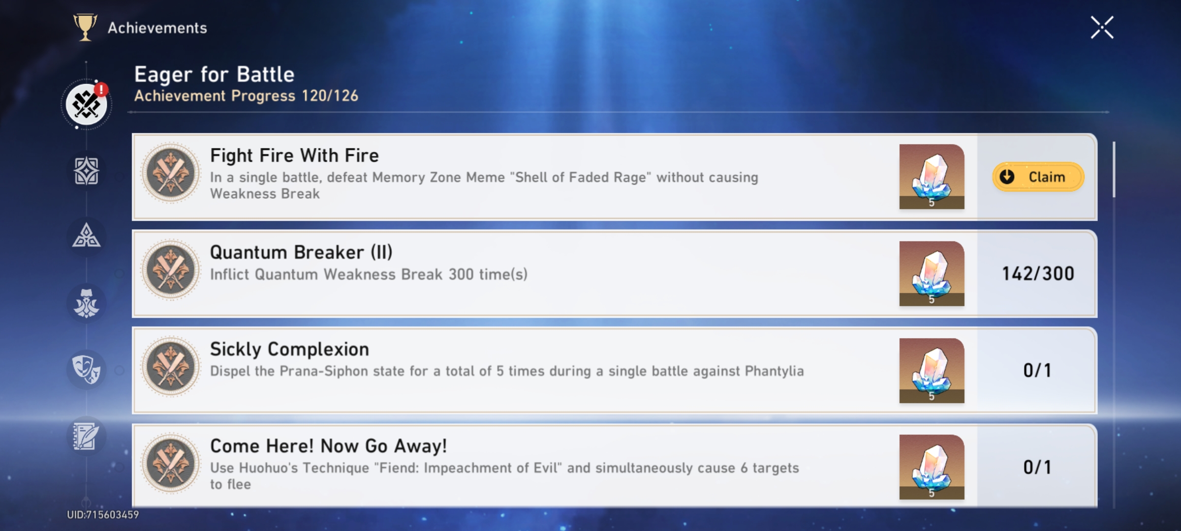 MZM "Shell of Faded Rage" Achievement. Honkai: Star Rail | HoYoLAB