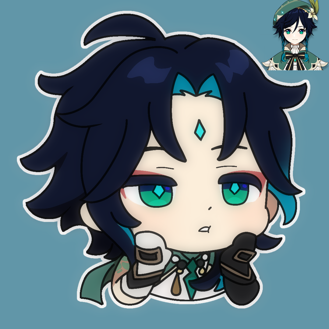 Color swap for badge #5 - Xiao Ver. Genshin Impact | HoYoLAB