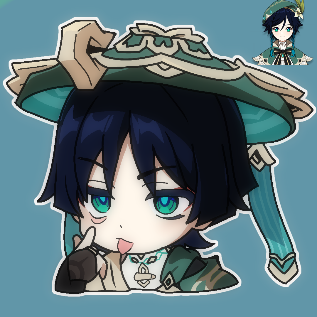 Color swap for badge #5 - Wanderer Ver. Genshin Impact | HoYoLAB