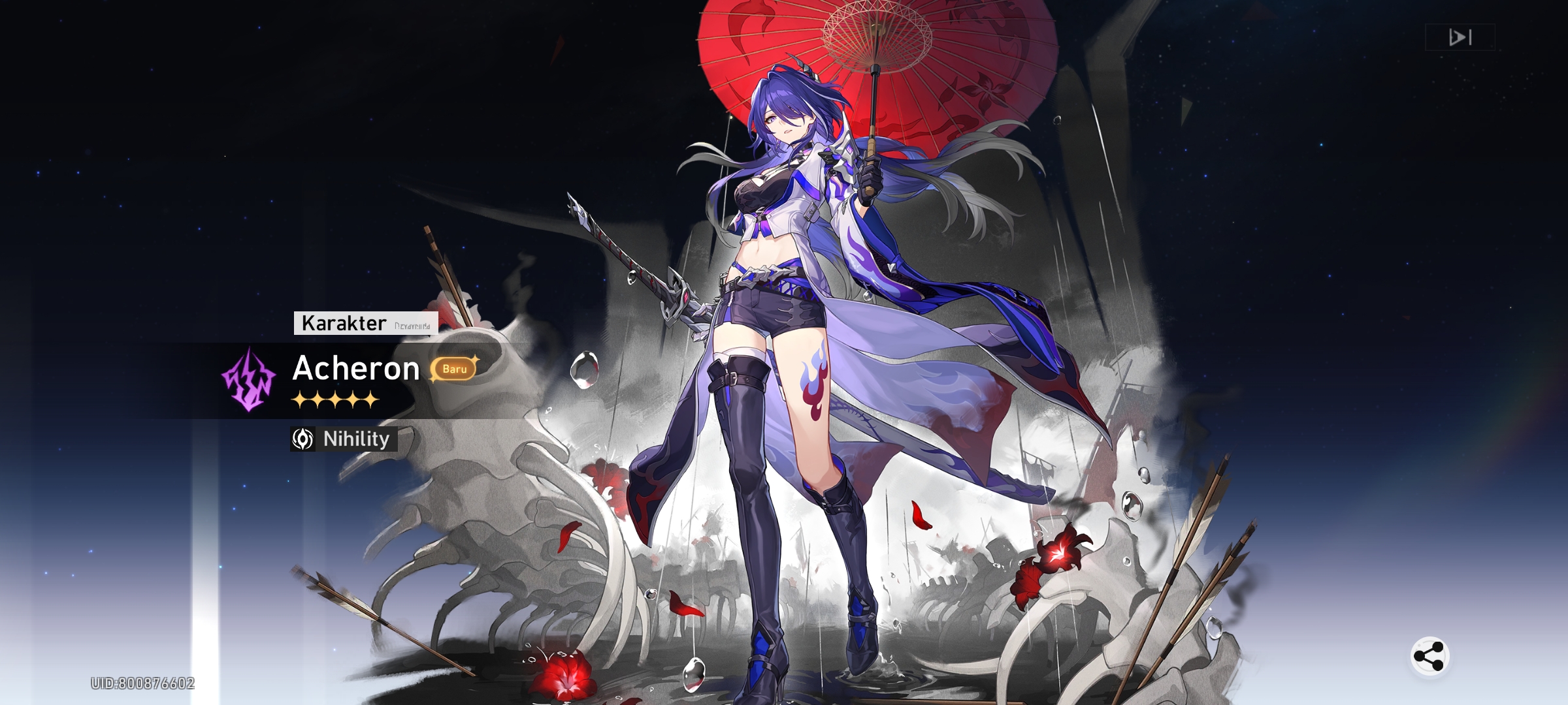Total 100 Pull only, Acheron and Her Weapon Honkai: Star Rail | HoYoLAB