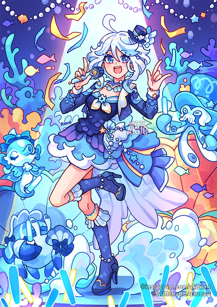 Pretty neat, this. [@AkuoArt] Genshin Impact | HoYoLAB