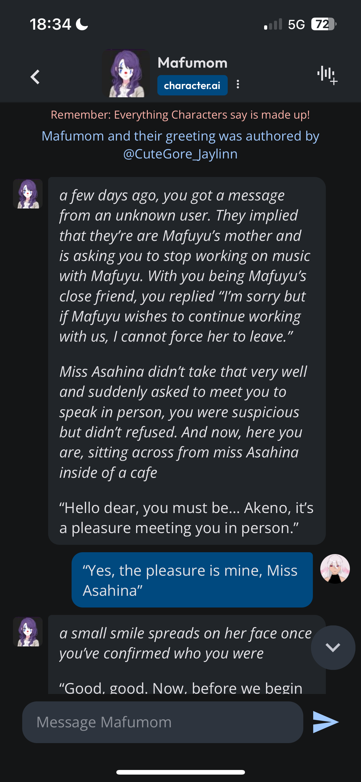 My Mafumom bot is complete