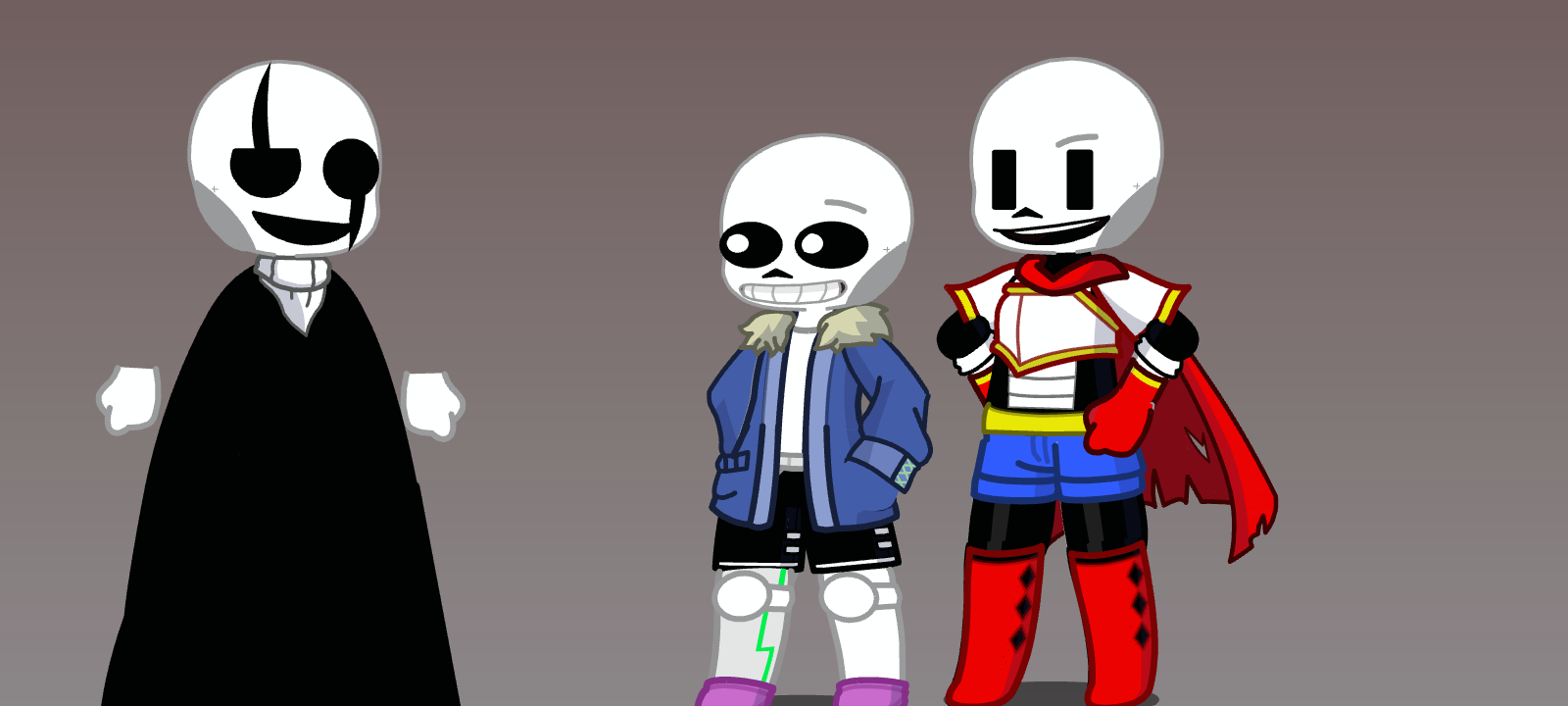 skeleton trio! next up: Lancer, Ralsei And Susie | HoYoLAB