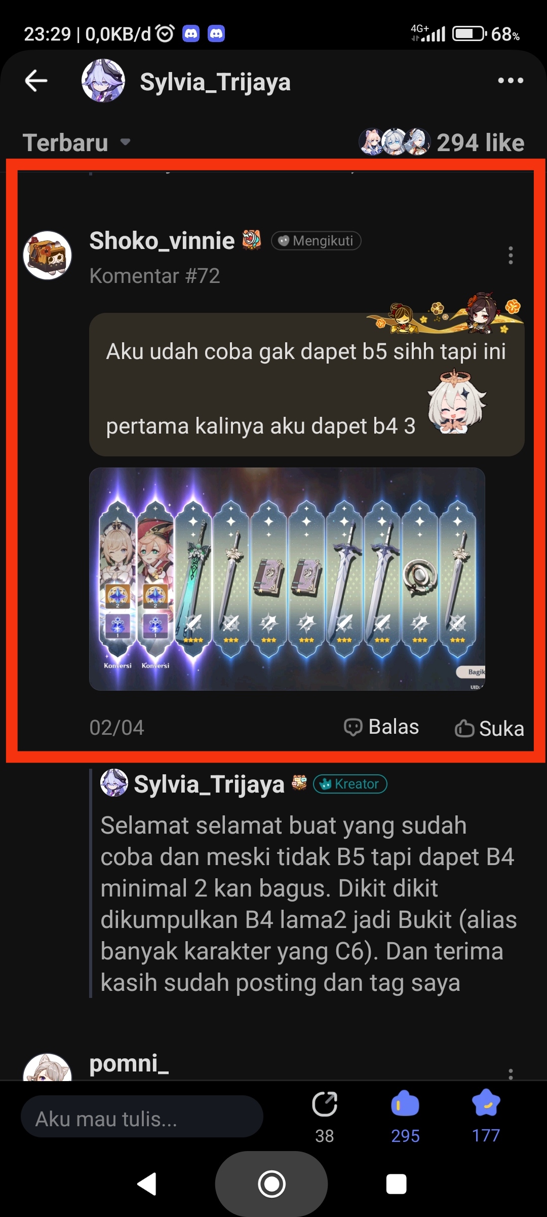 Yang Sudah coba "Cara Pull Paling Hoki" dan posting hasilnya Genshin Impact | HoYoLAB