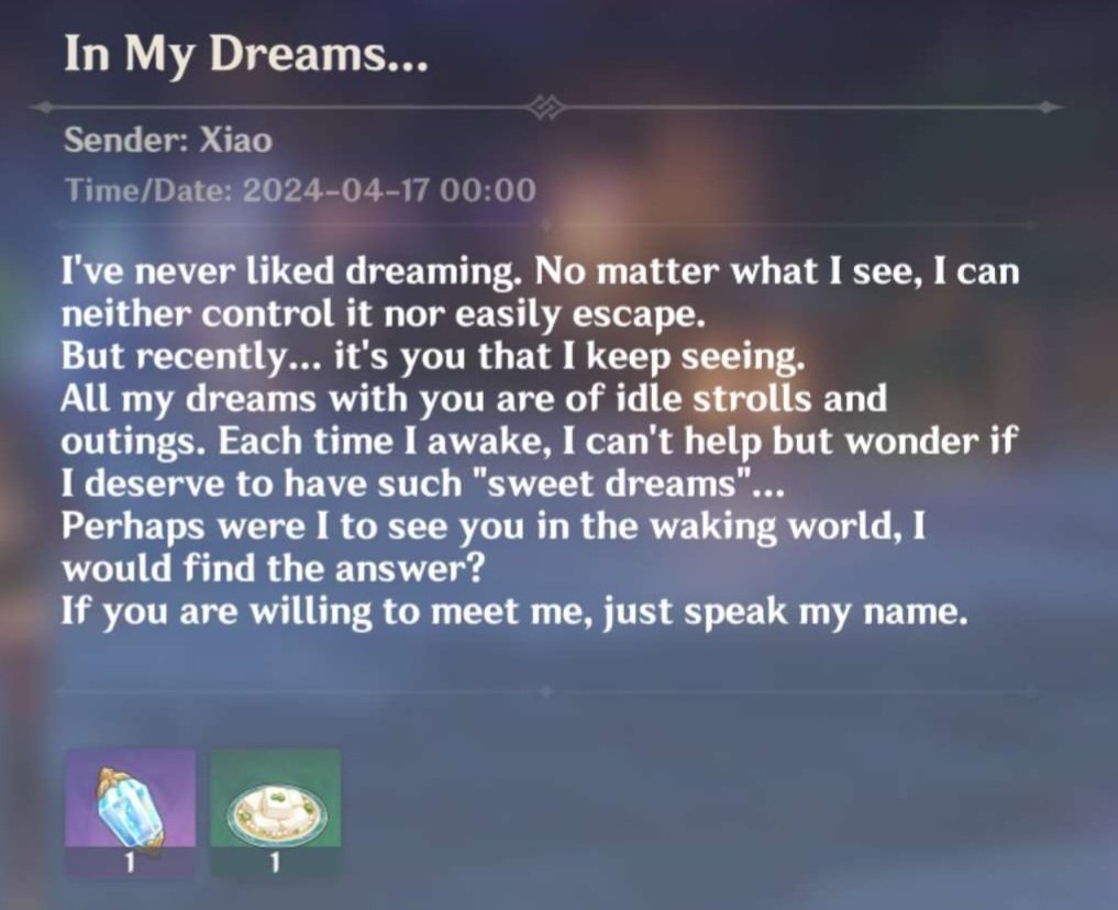 Xiao's birthday letter is so cute 😭 Genshin Impact | HoYoLAB