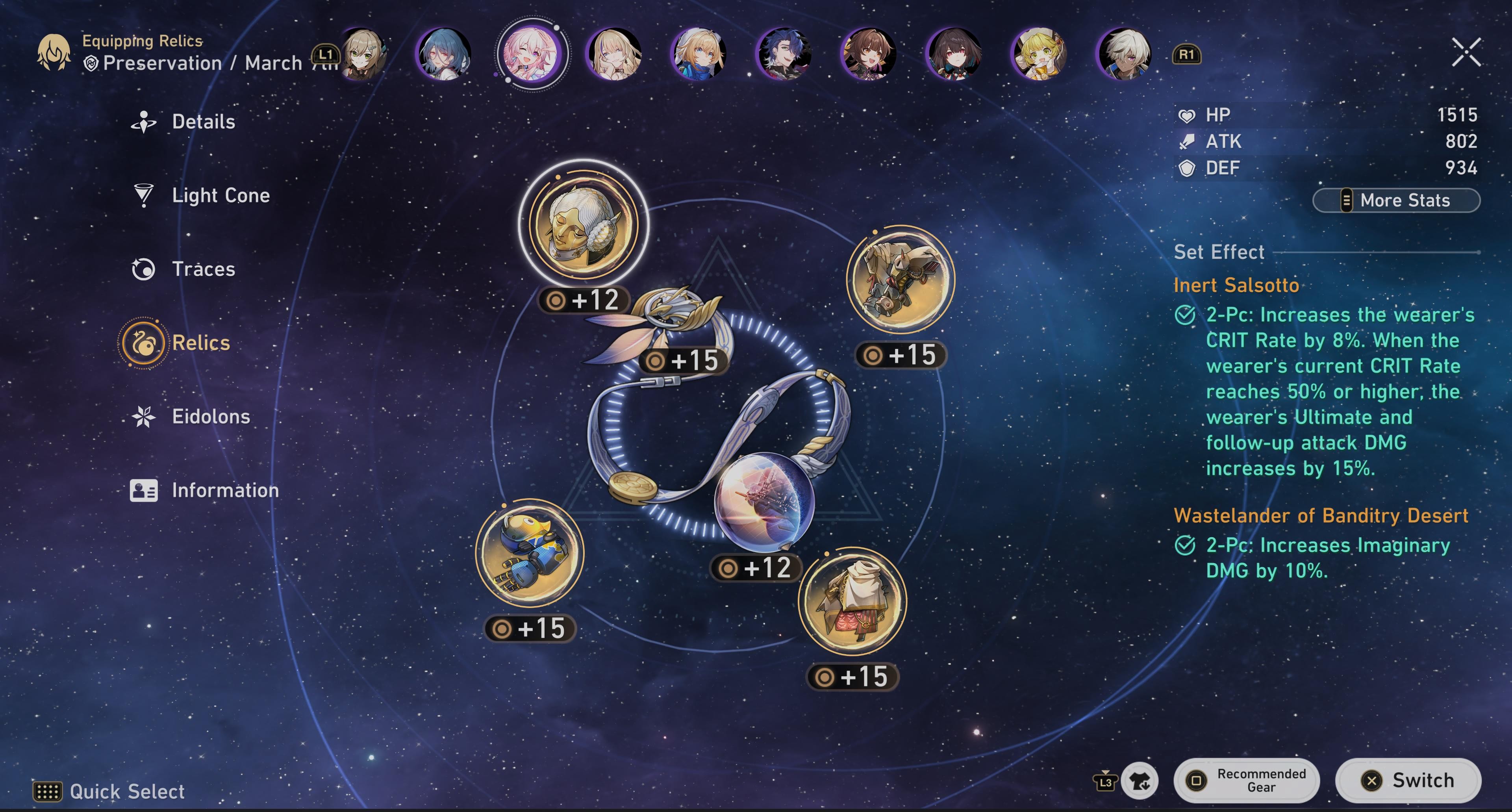 Aventurine's Pre-Farm Build Honkai: Star Rail | HoYoLAB