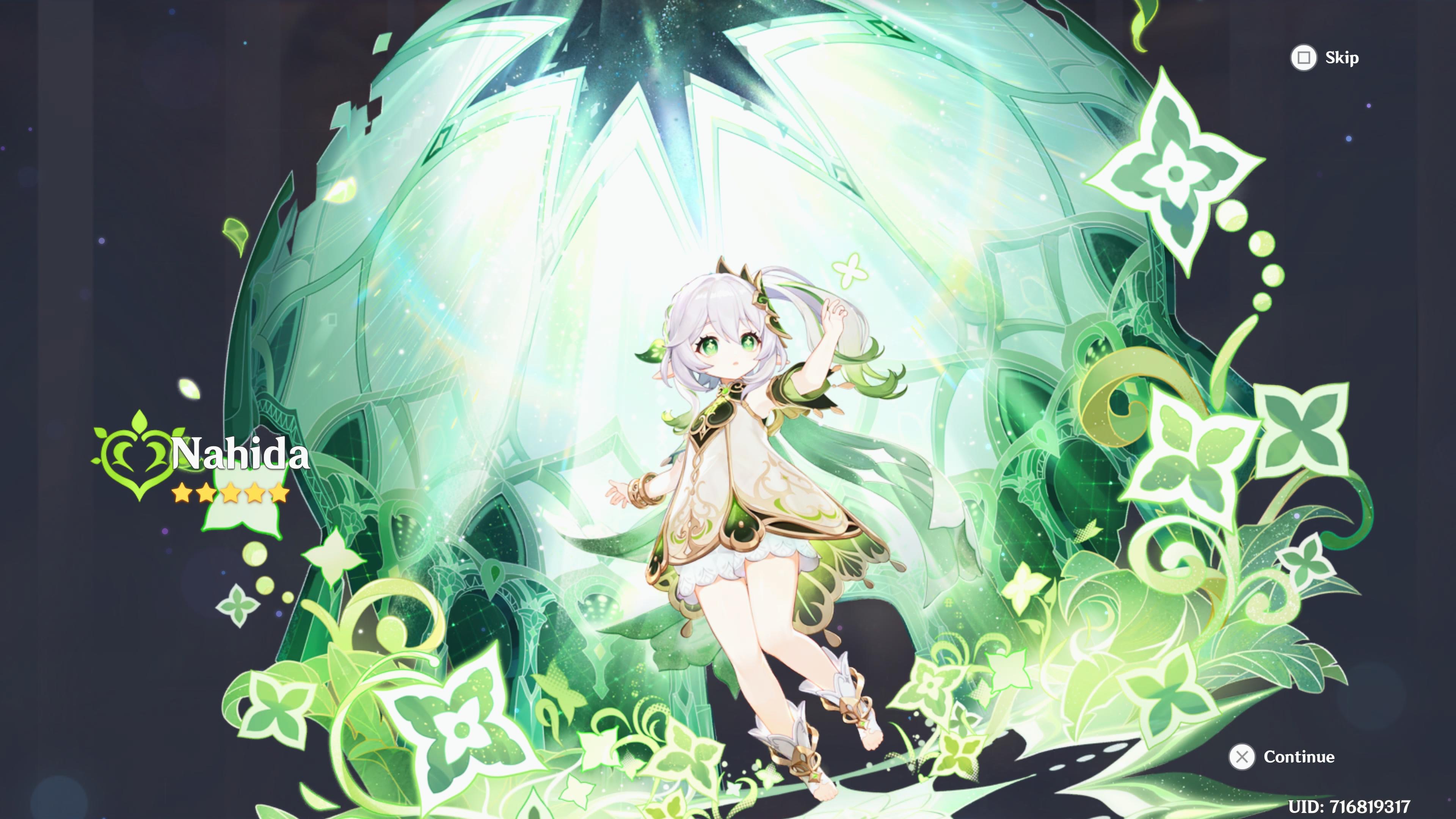 Nahida Banner Pulls | The Moongrass Enlightenment (4.4) Genshin Impact ...