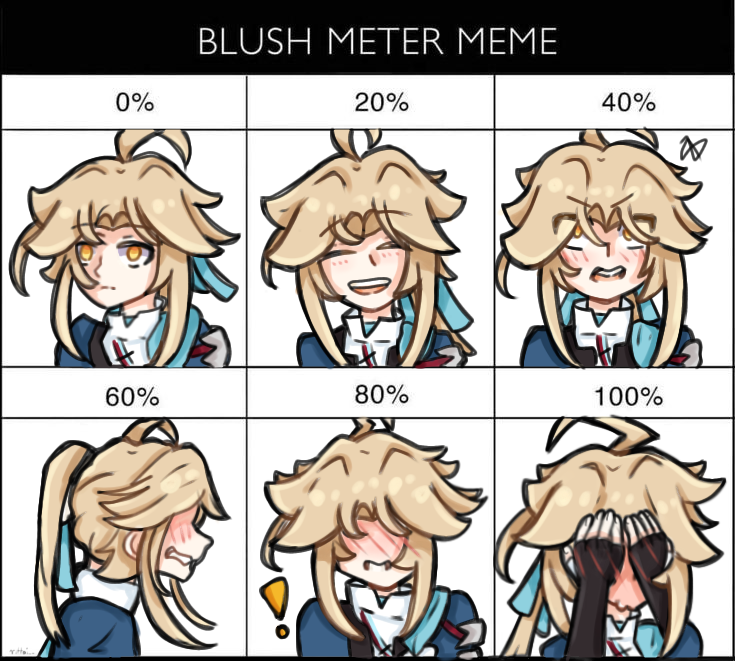 Blush meter meme with Yanqing! Honkai: Star Rail | HoYoLAB