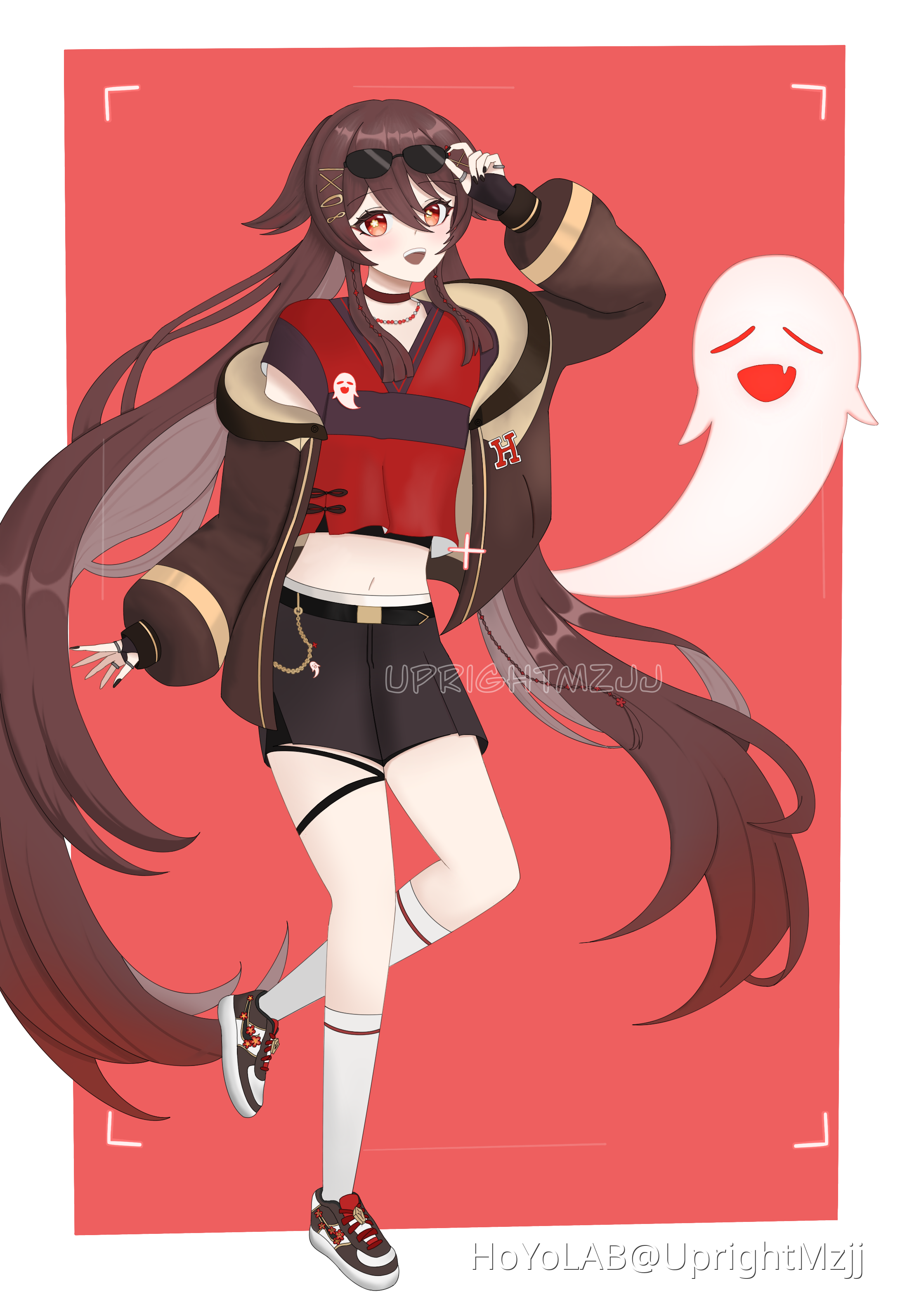 Drawing Hu Tao in casual clothing Genshin Impact | HoYoLAB