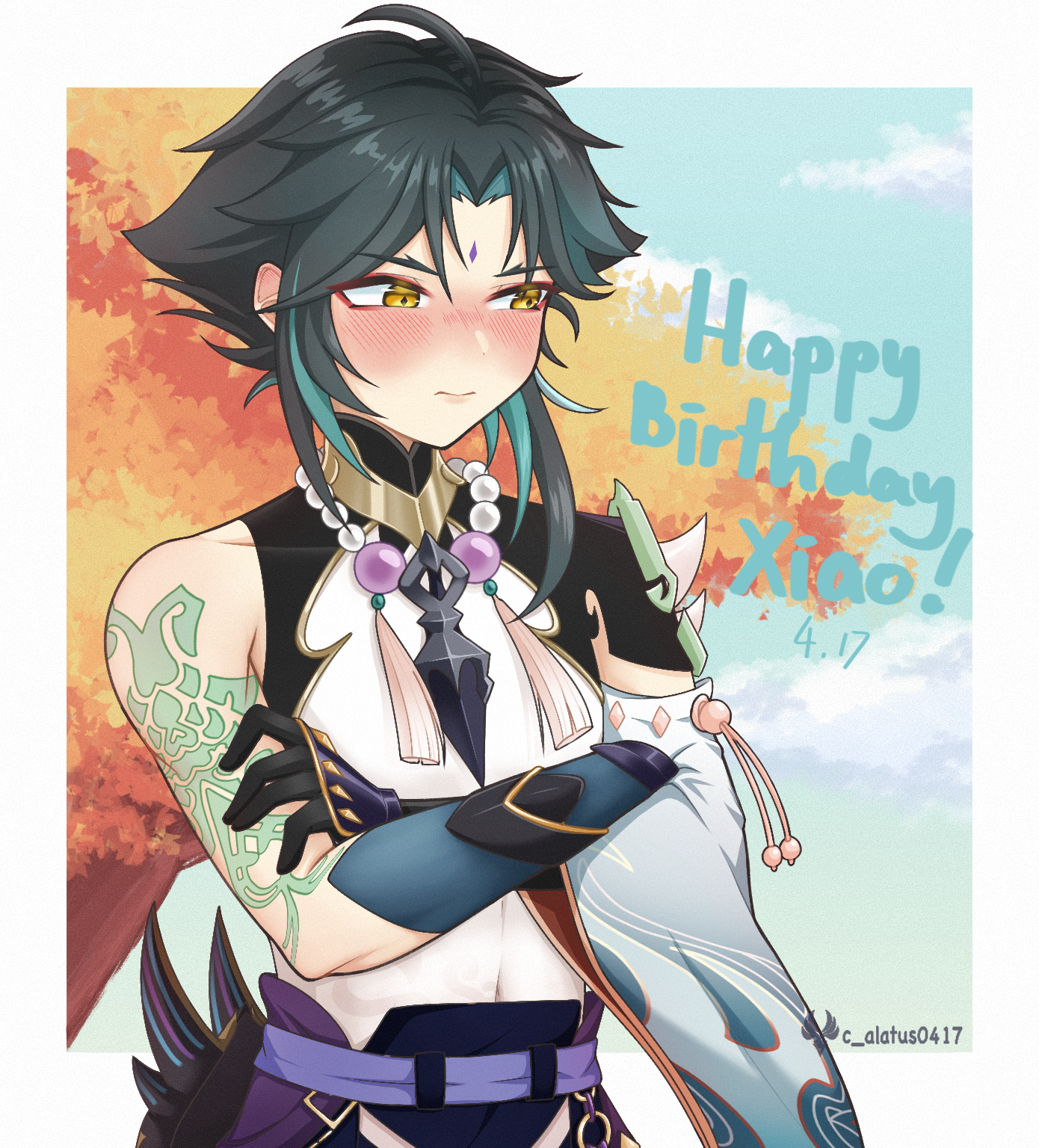 Baby Xiao's birthday!! Genshin Impact | HoYoLAB