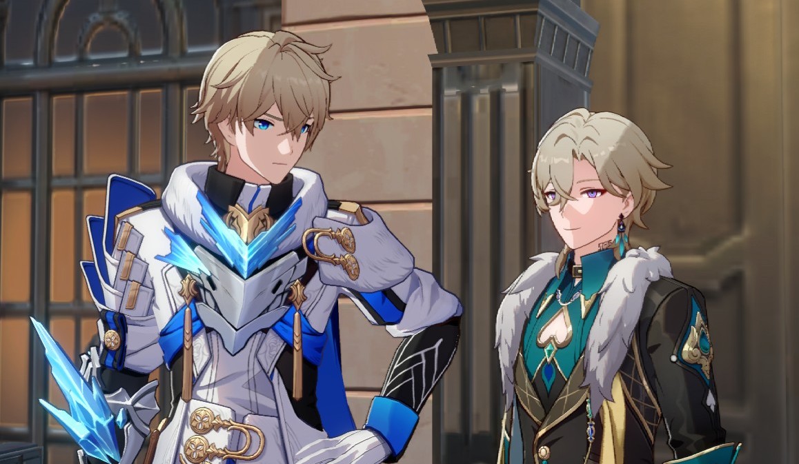 I'm a proud haver of two blonde shielder guy now Honkai: Star Rail ...