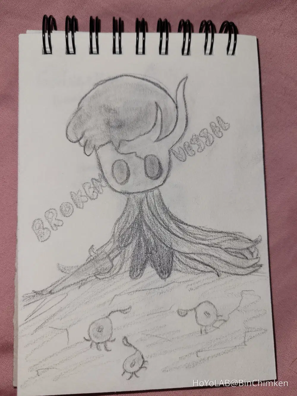 how to draw the hollow knight