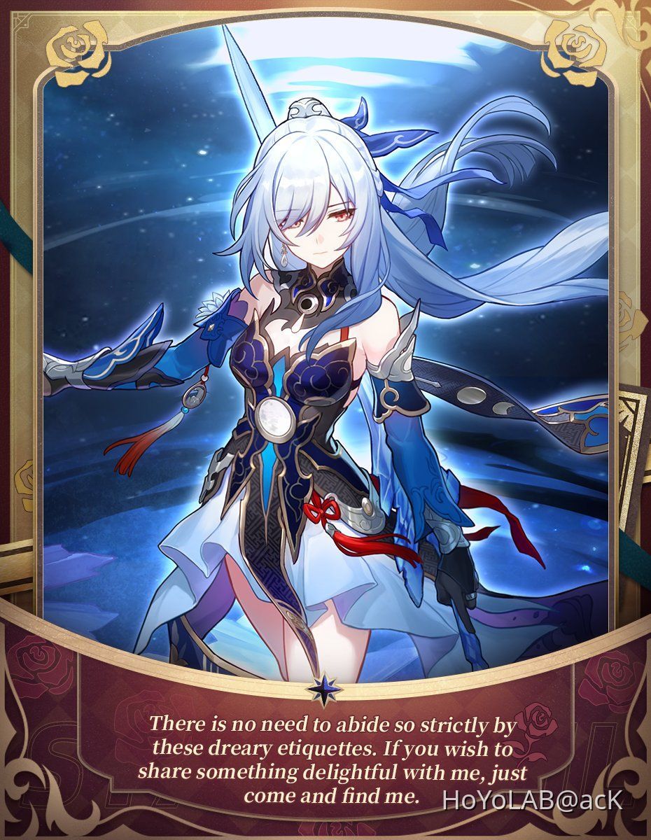 Jingliu fan badge day 6 Honkai: Star Rail | HoYoLAB