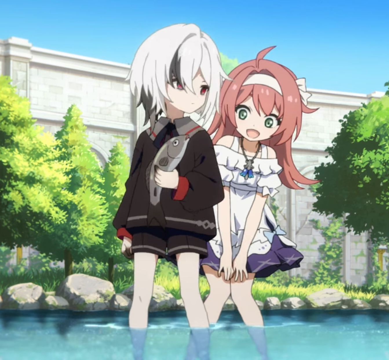 Clervie and Peruere (background) Genshin Impact | HoYoLAB