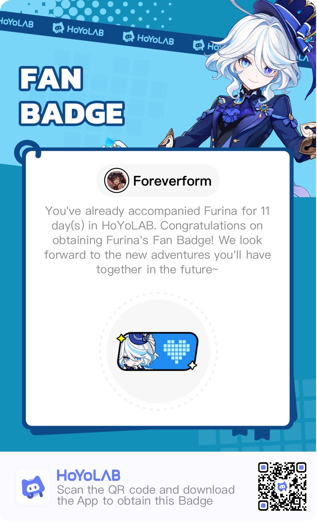 Level 1 Fan Badge Genshin Impact | HoYoLAB