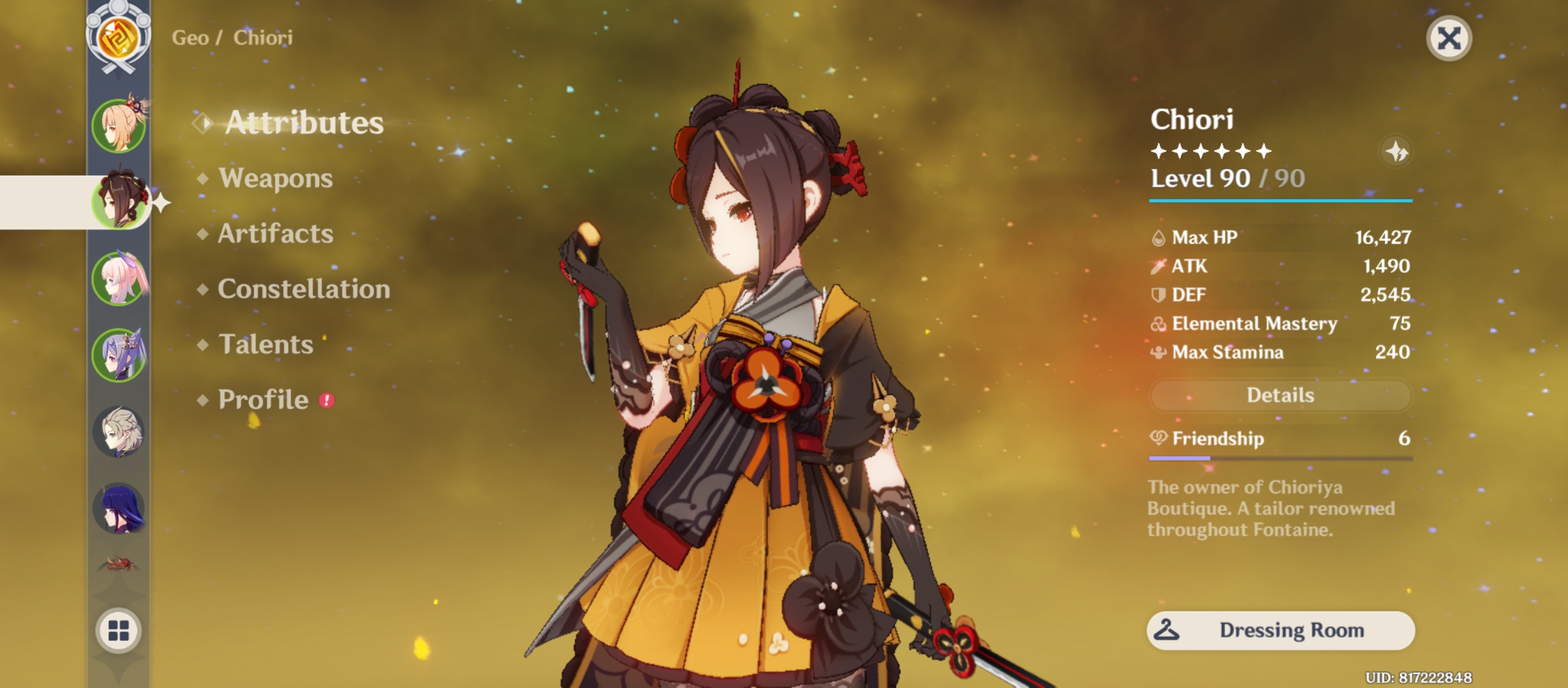 Can anyone tell me, is it better to give Chiori geo dmg bonus goblet or a def goblet? Genshin ...