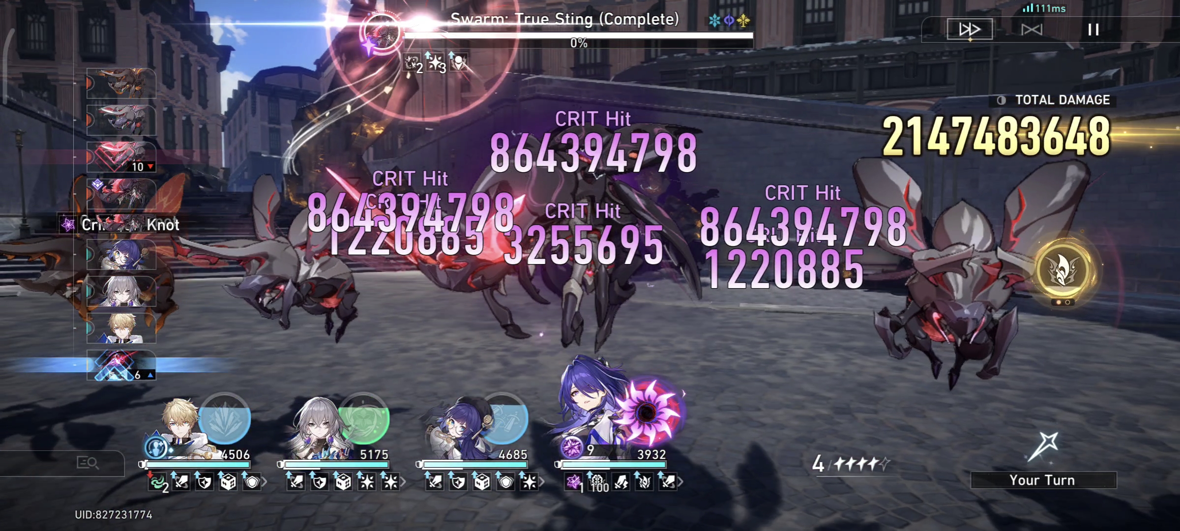 max capped damage 2.147billion Honkai: Star Rail | HoYoLAB