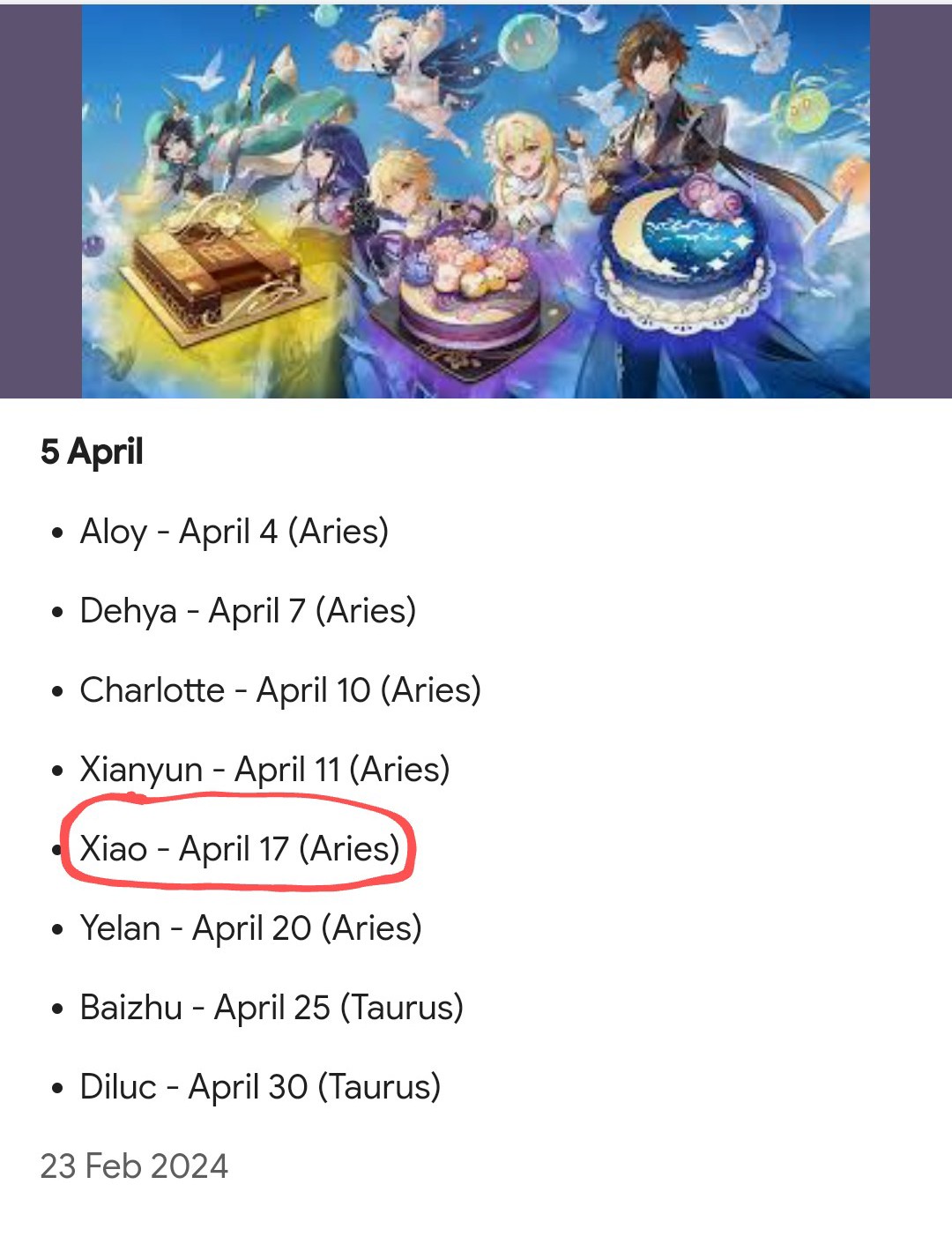 WHO IS TODAY'S BIRTHDAY BOI?!?! Genshin Impact | HoYoLAB