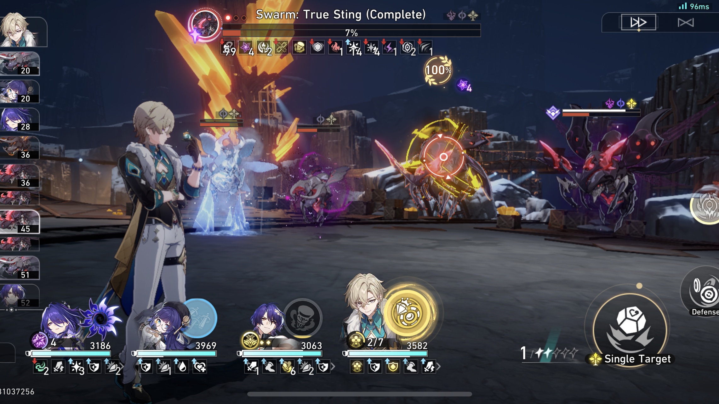 Full hp killing true Sting with Aventurine 👑 Honkai: Star Rail | HoYoLAB