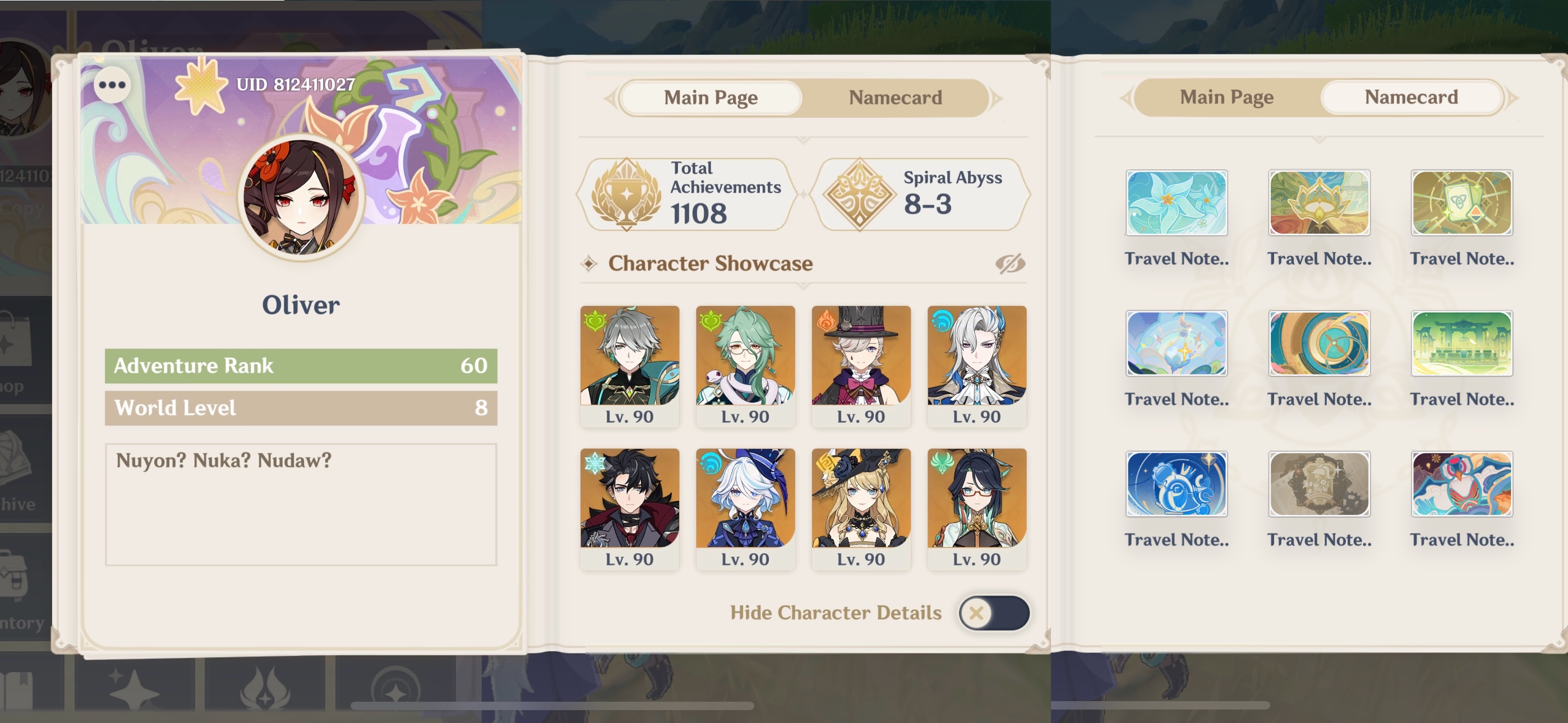 How do you manage your Profile? Genshin Impact | HoYoLAB