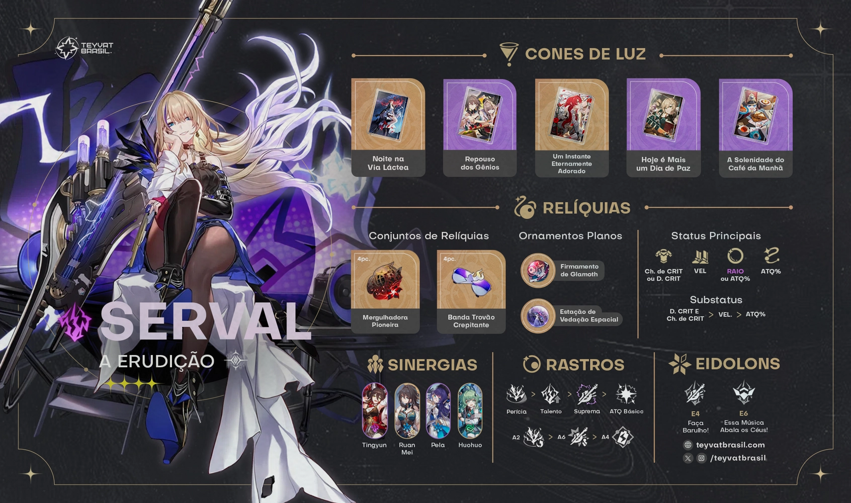 Honkai: Star Rail | V2.1 Build da Serval ( ) Honkai: Star Rail | HoYoLAB