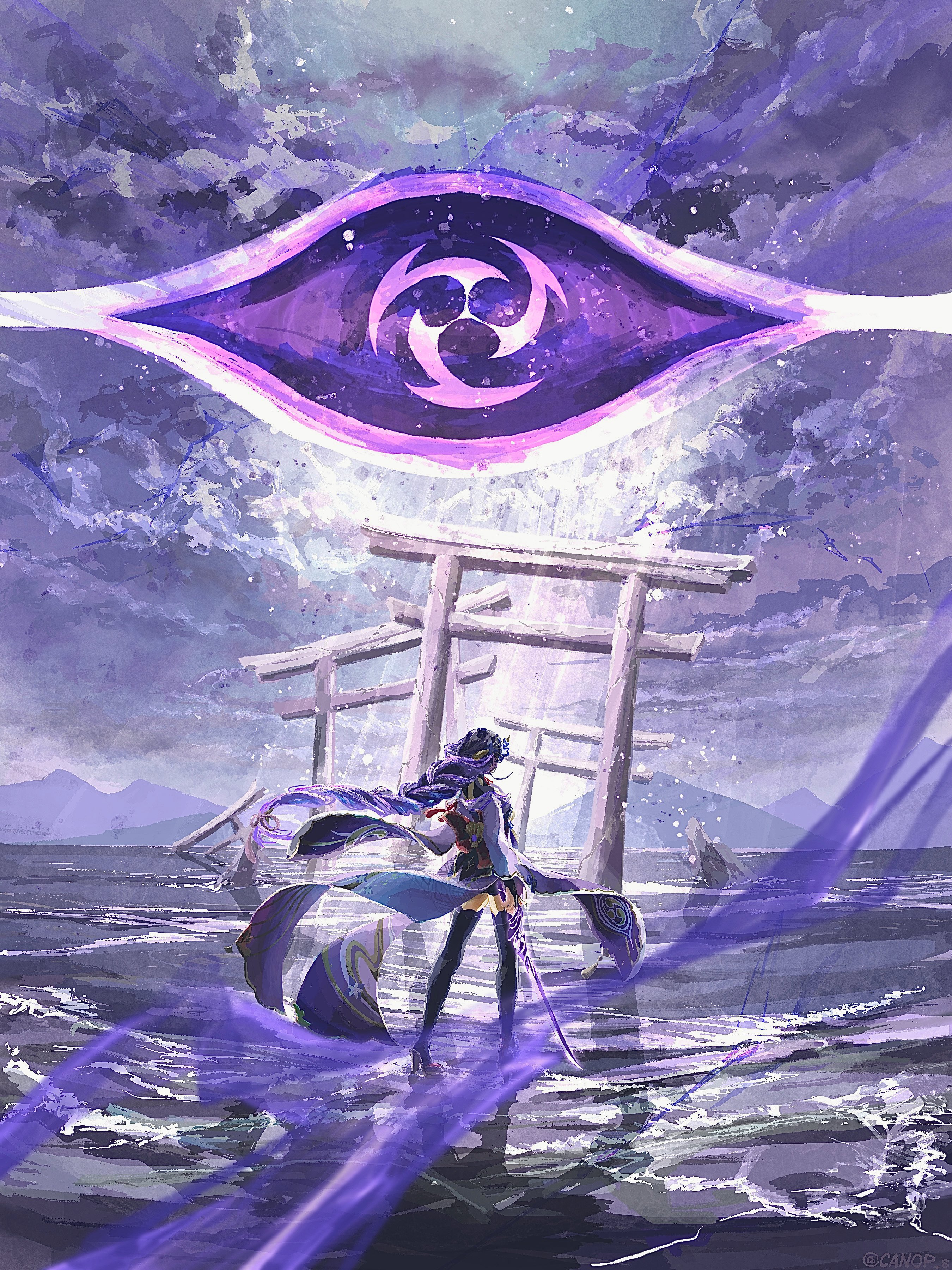 Another fine artwork of the Shogun Genshin Impact | HoYoLAB