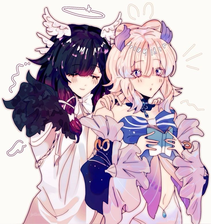 Praying Kokomi and Columbina meet, they're so pretty together Genshin ...