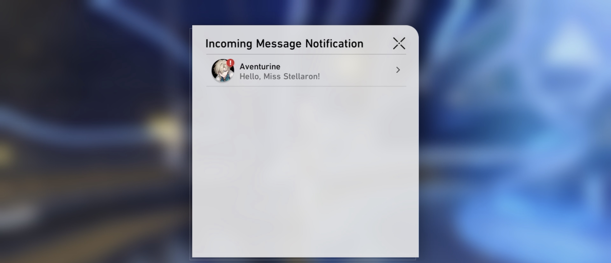 I just received his message today… 🤧 Honkai: Star Rail | HoYoLAB