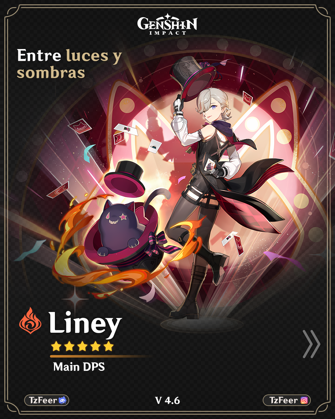 [Version 4.6] Lyney: Guía de personaje (Build Guide) Genshin Impact ...