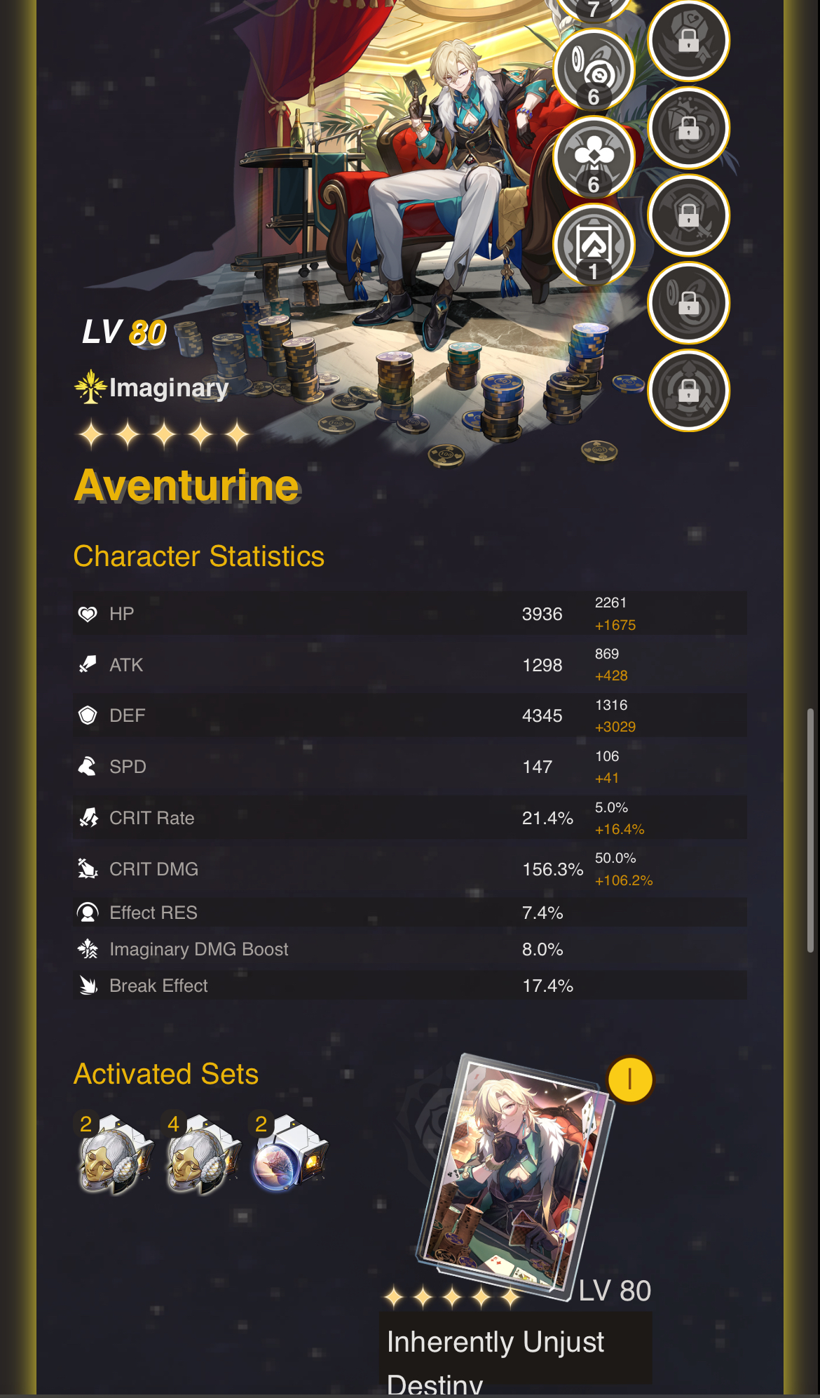 Aventurine build Honkai: Star Rail | HoYoLAB