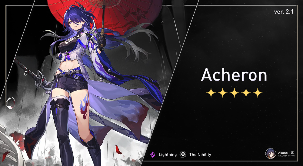 [Version 2.1] Acheron DPS Guide Honkai: Star Rail | HoYoLAB