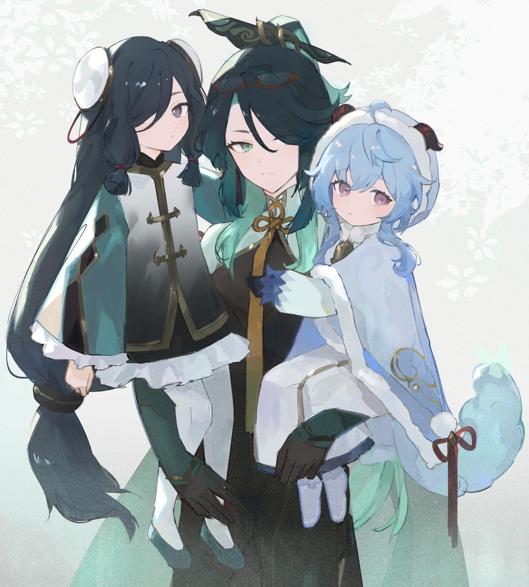 Người mẹ cùng với 2 đứa con (=`ω´=) Genshin Impact | HoYoLAB