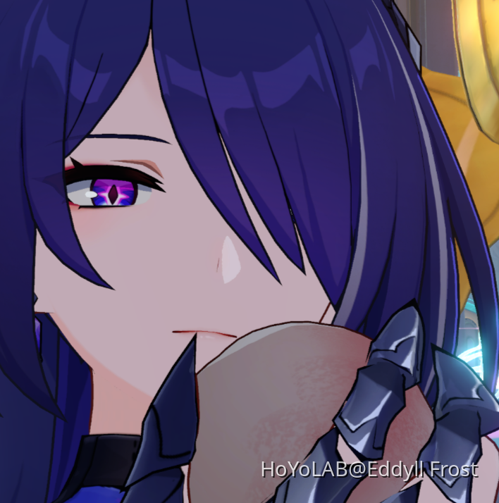 find someone who'd look at you like how Acheron looks at peaches Honkai ...