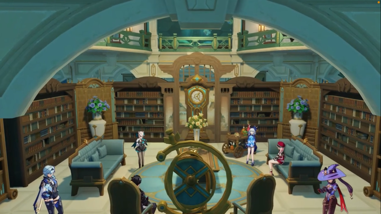 Fontaine Villa Interior Design {679235099984} Genshin Impact | HoYoLAB