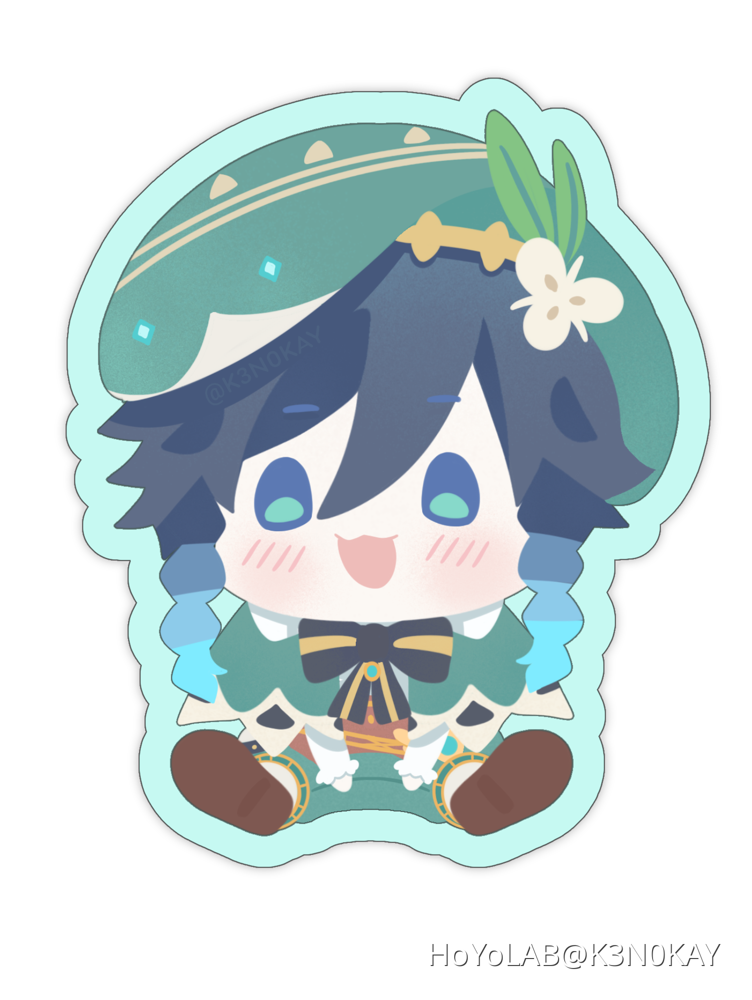 💙🗒 | Venti sticker ♡ Genshin Impact | HoYoLAB