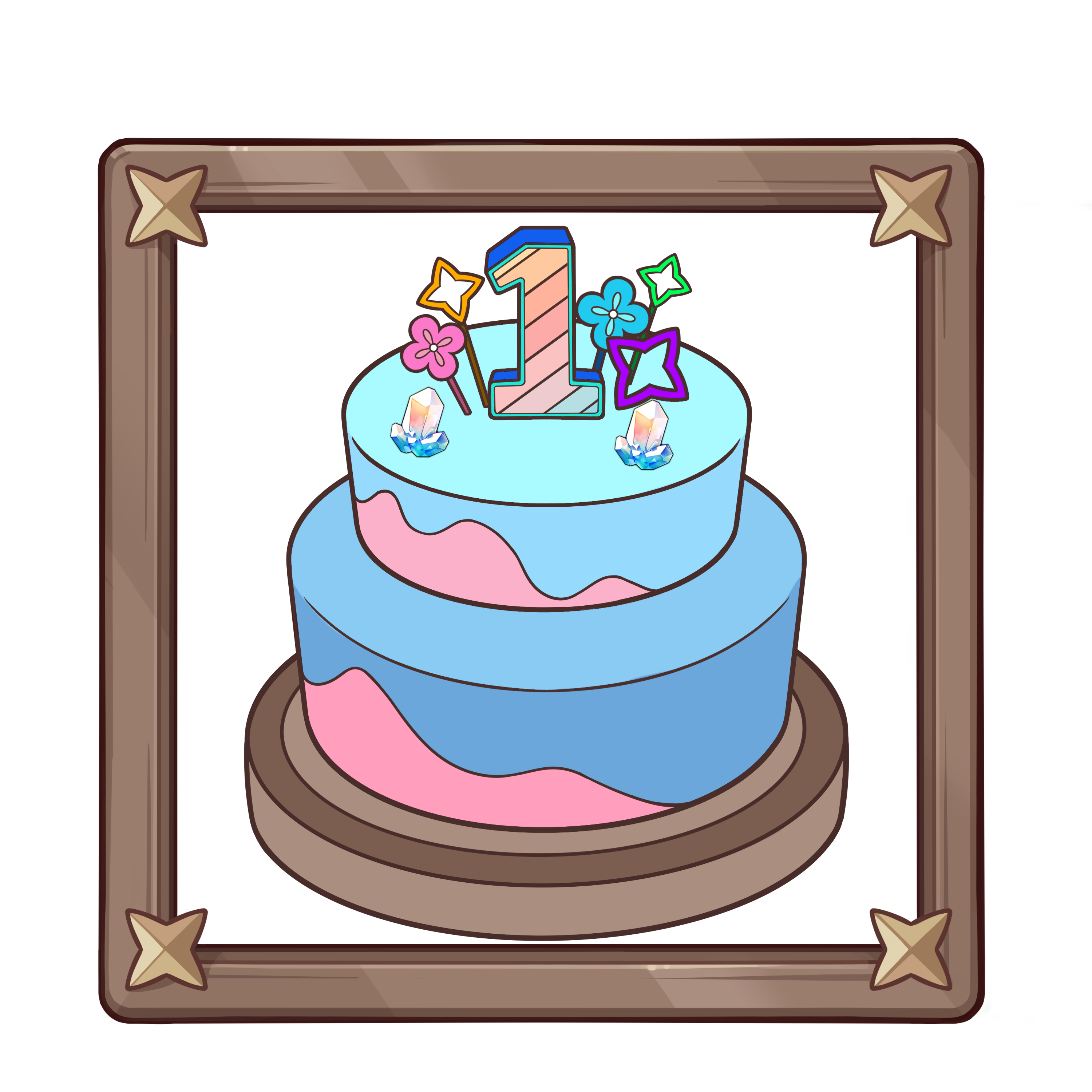 1st Anniversary HSR cake Honkai: Star Rail | HoYoLAB