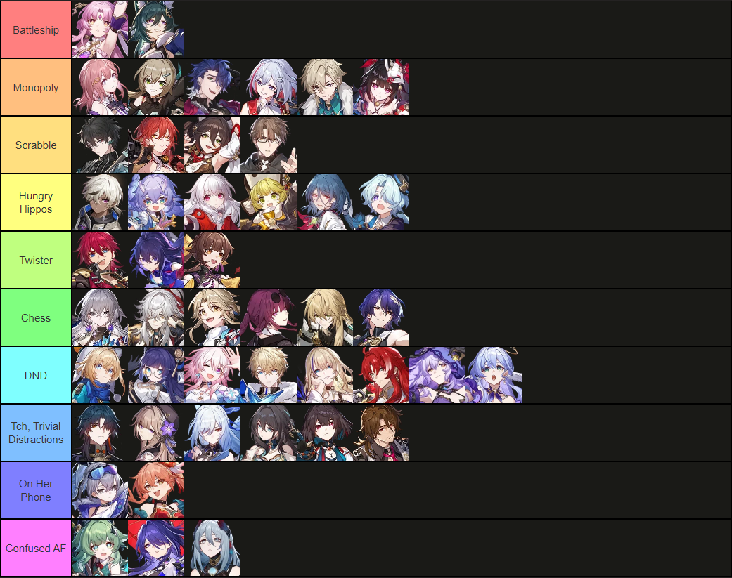 Let's Play Board Games with HSR Characters! Honkai: Star Rail | HoYoLAB