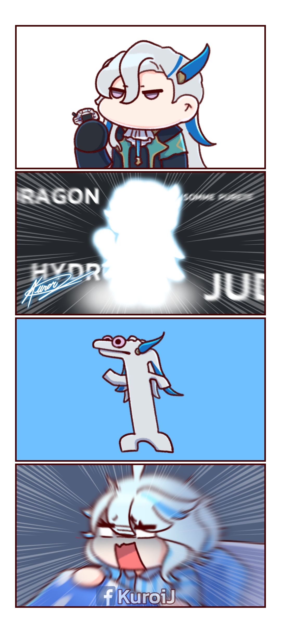 Neuvillette comic. Lets call it... Furina's nightmare! Genshin Impact ...