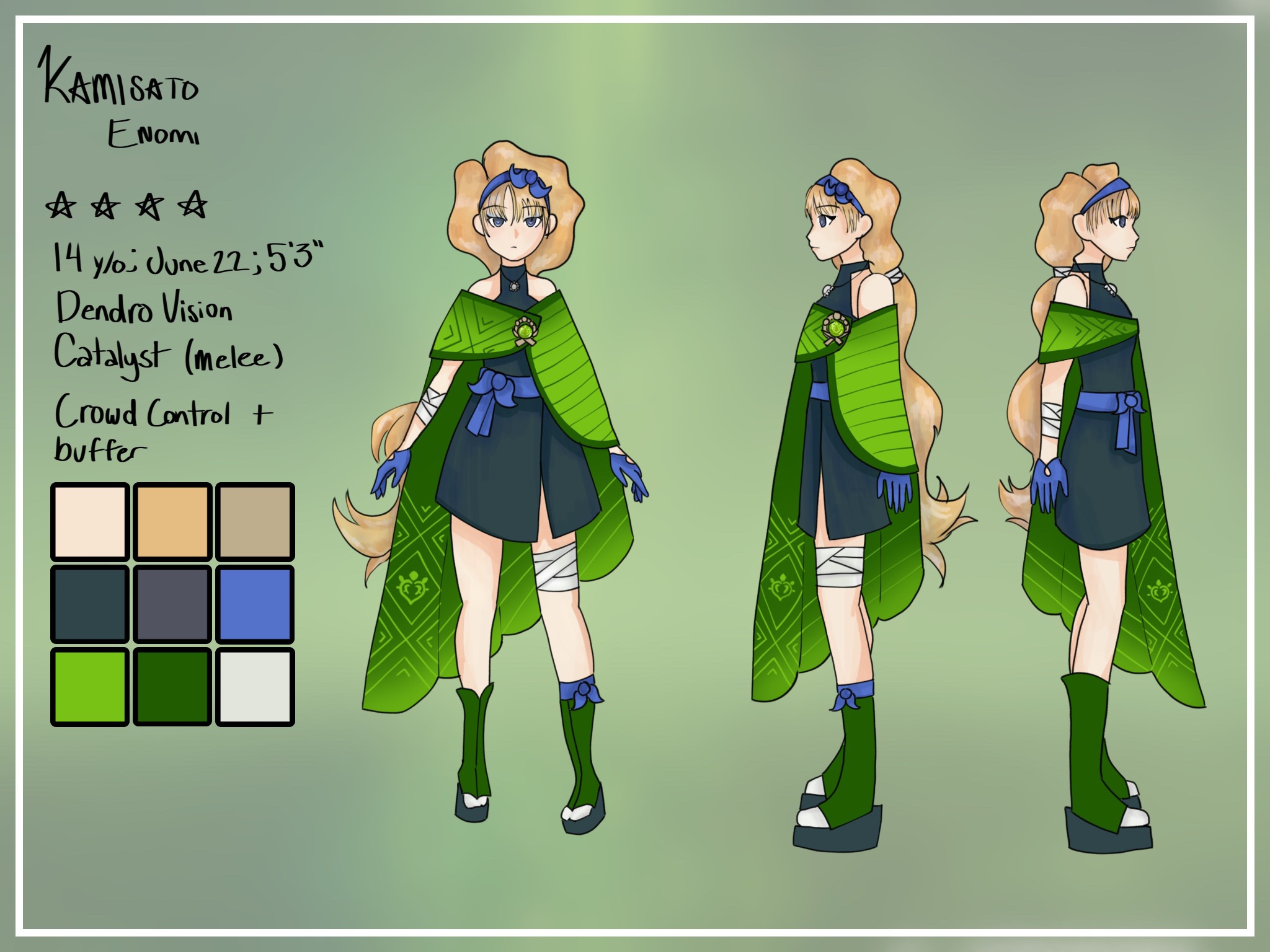 KAMISATO ENOMI - my fan thoma x ayaka character!! Genshin Impact | HoYoLAB