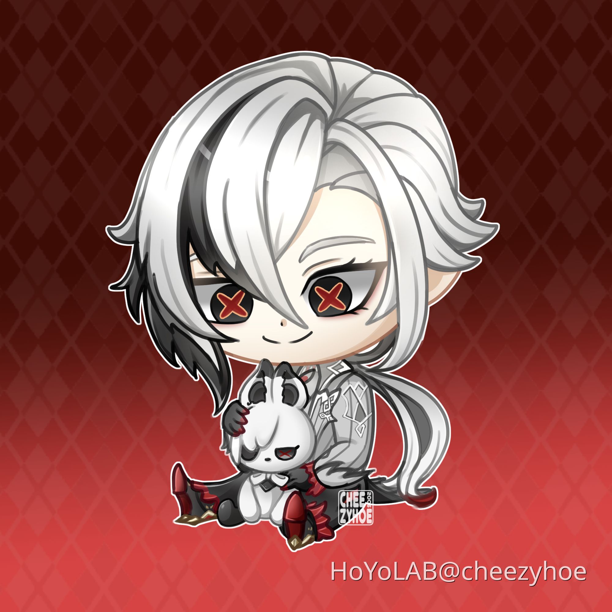 Chibi Arlecchino Genshin Impact | HoYoLAB