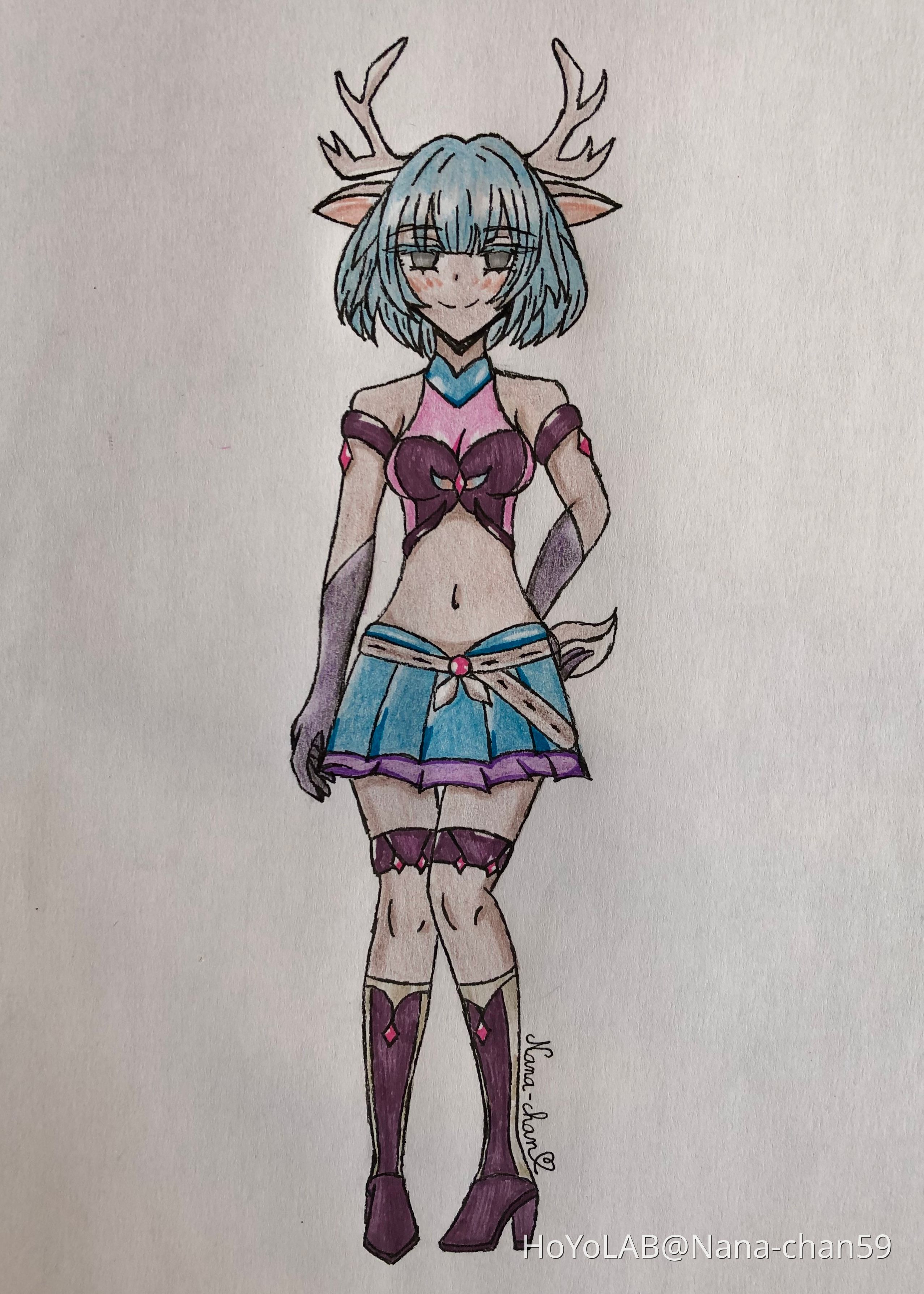 Lil drawing for @Haru