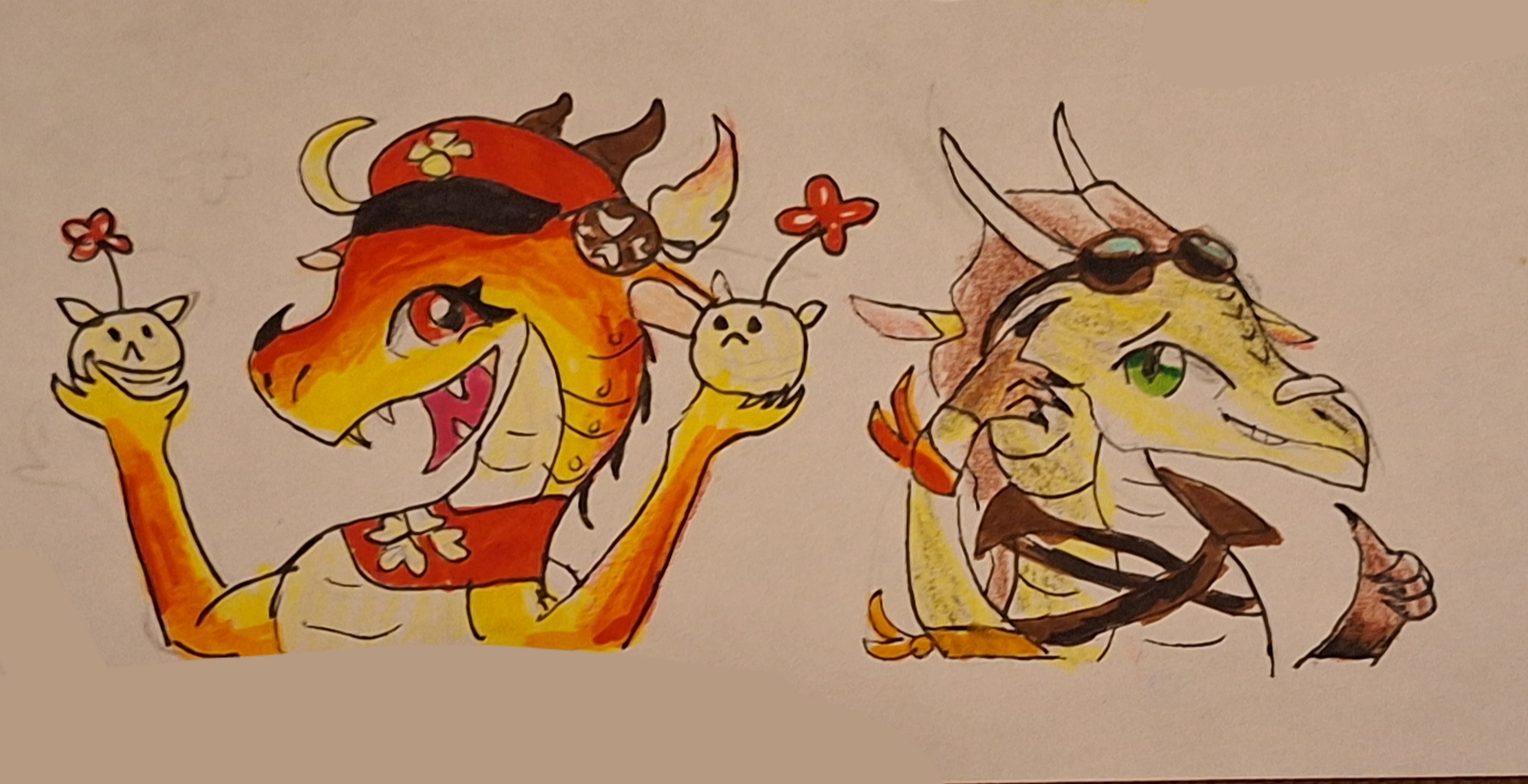 Monstadt characters as Wings of fire dragons (part 3) Genshin Impact ...