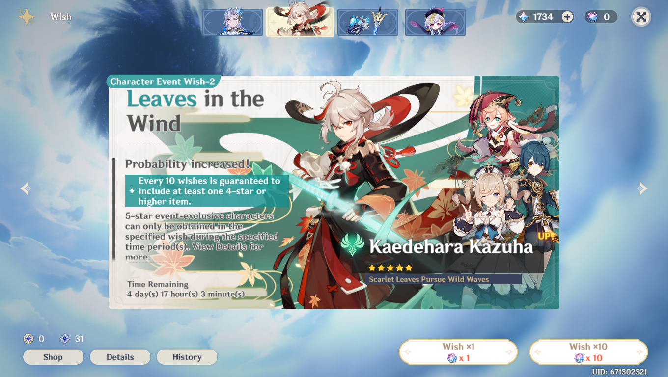 Day 4 of saving for Wanderer! Genshin Impact | HoYoLAB