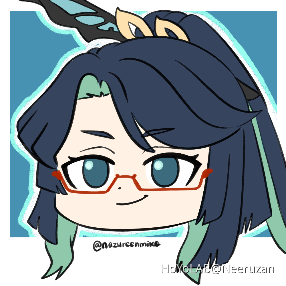 Day 197 until I reach Level 12: Simple chibi of Xianyun! Genshin Impact ...