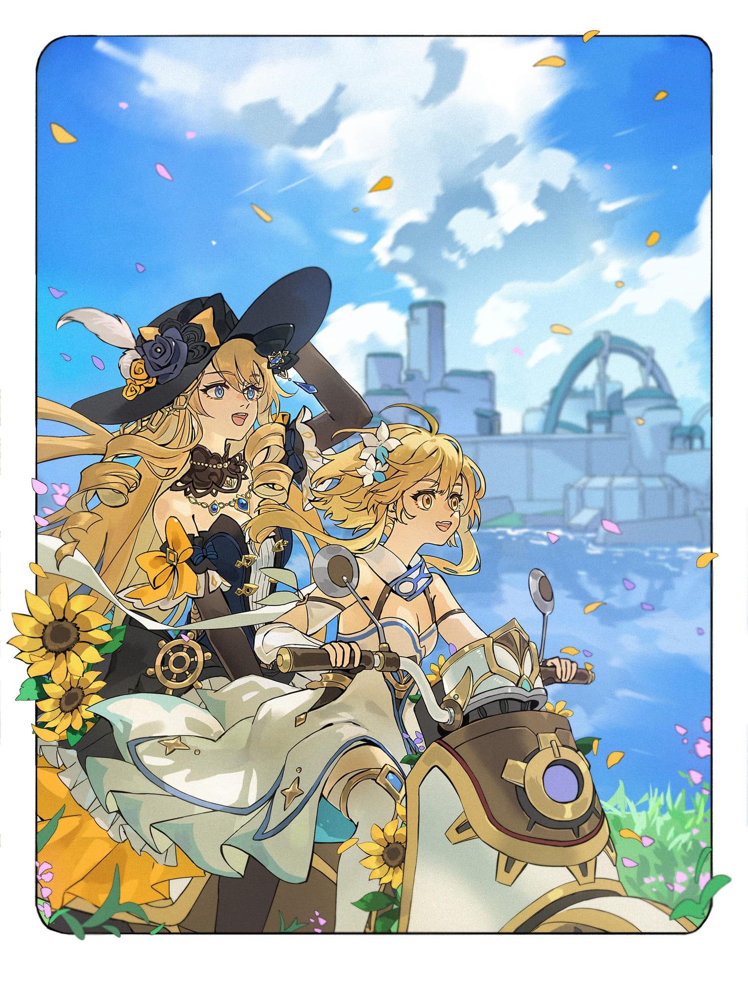 Để em đèo chị đi chơi =)) Genshin Impact | HoYoLAB