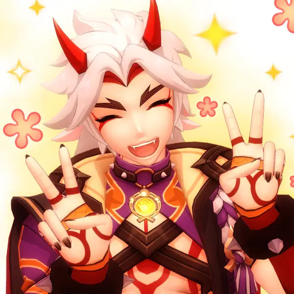 Итто с зонтом! Genshin Impact | HoYoLAB