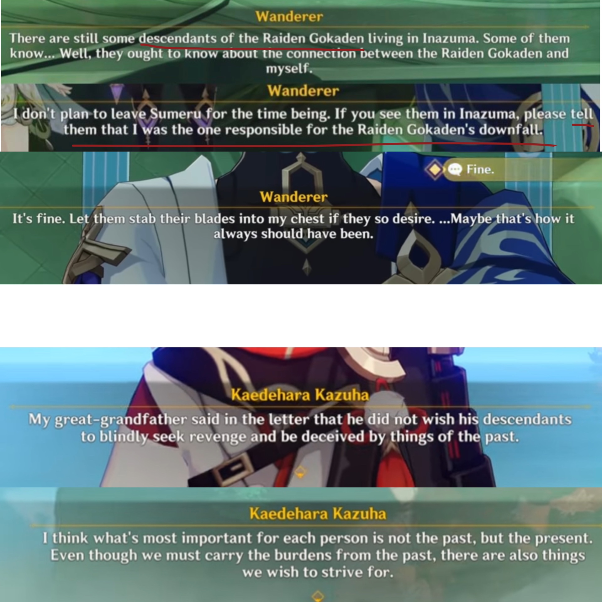 Scara’s and Kazuha’s potential meeting / relationship - my opinion Genshin Impact | HoYoLAB